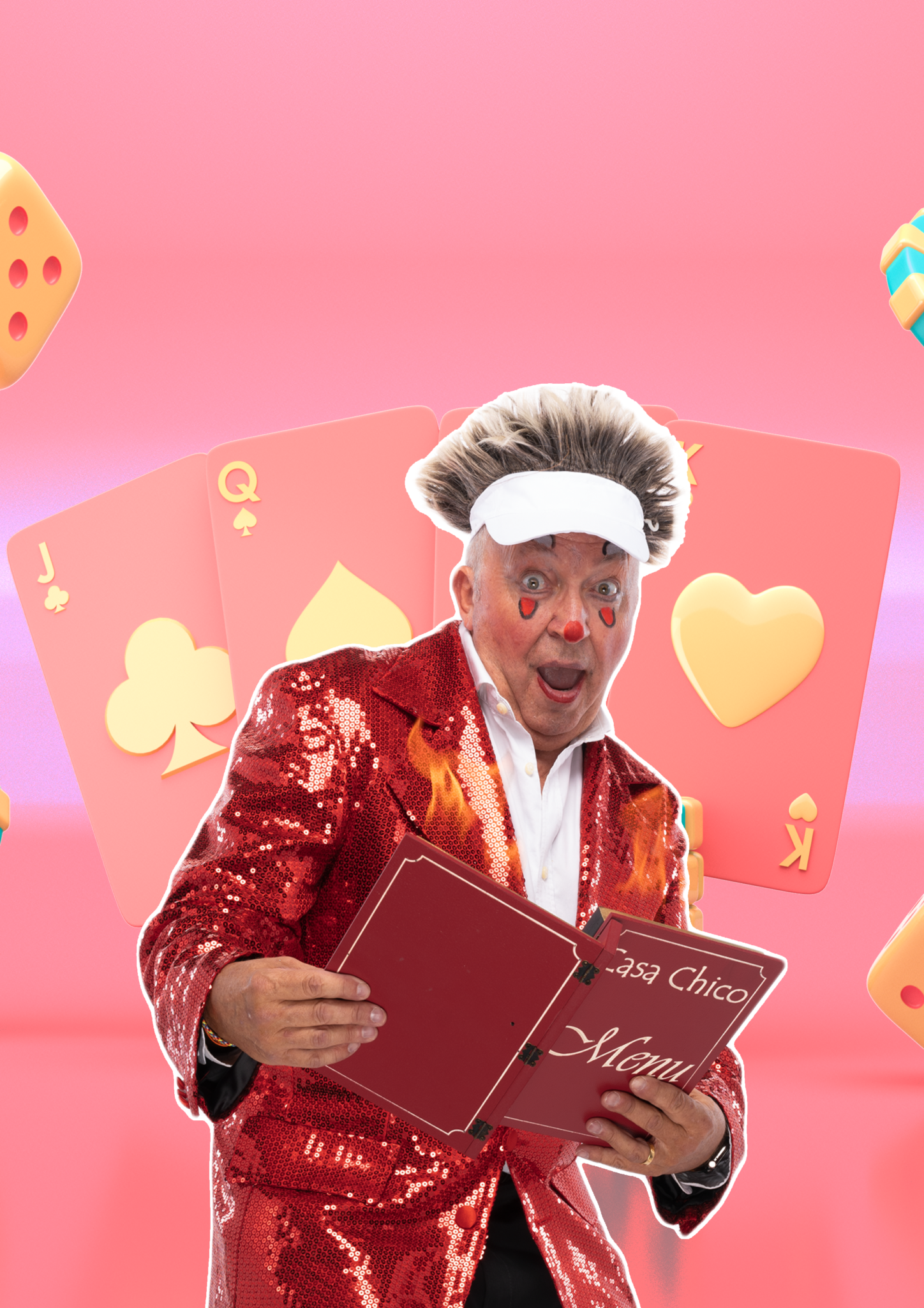 Clown Papa Chico - Kerstman pak | Verhuur