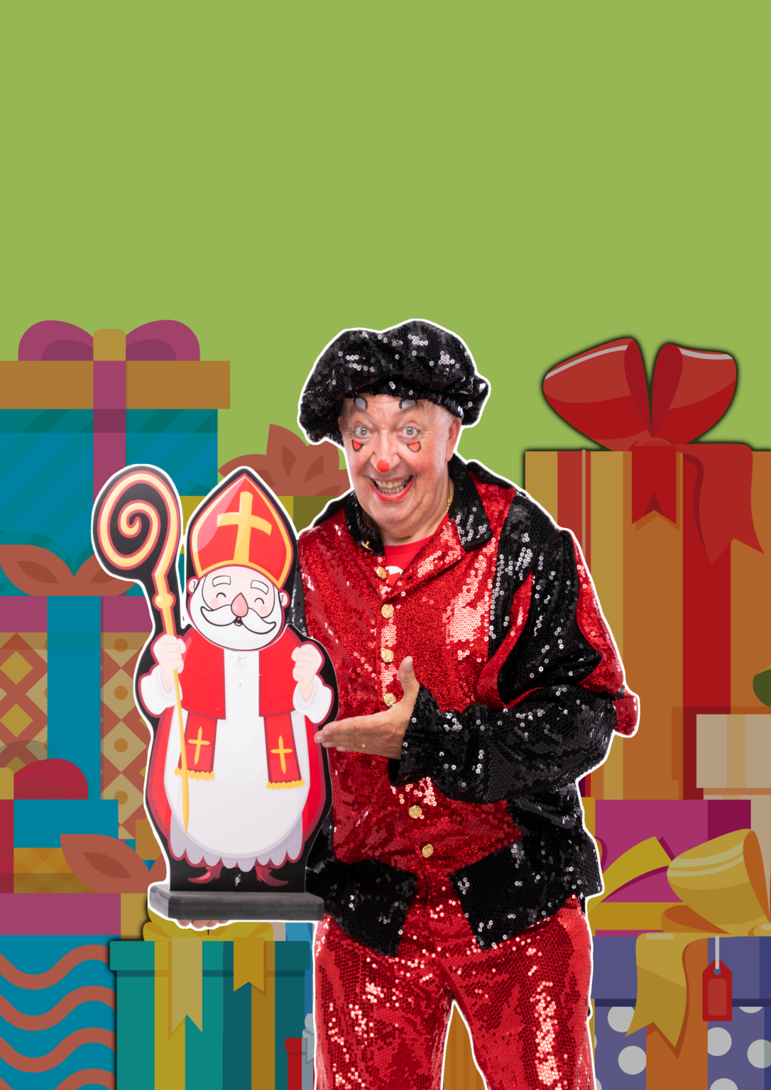 Clown Papa Chico - Kerstman pak | Verhuur